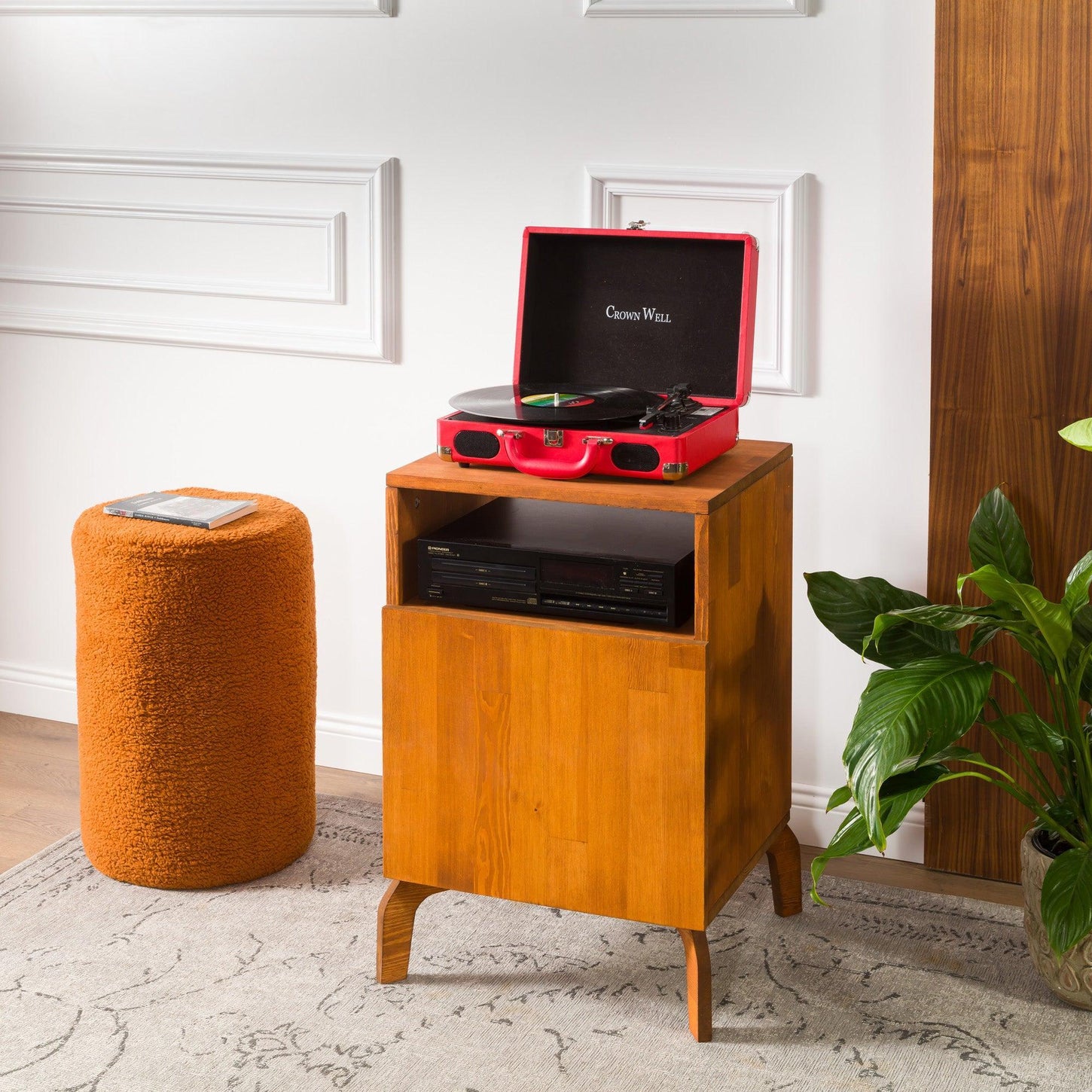 Solid Wood Handmade Custom Record Player Stands & Vinyl Storage – mrBudak